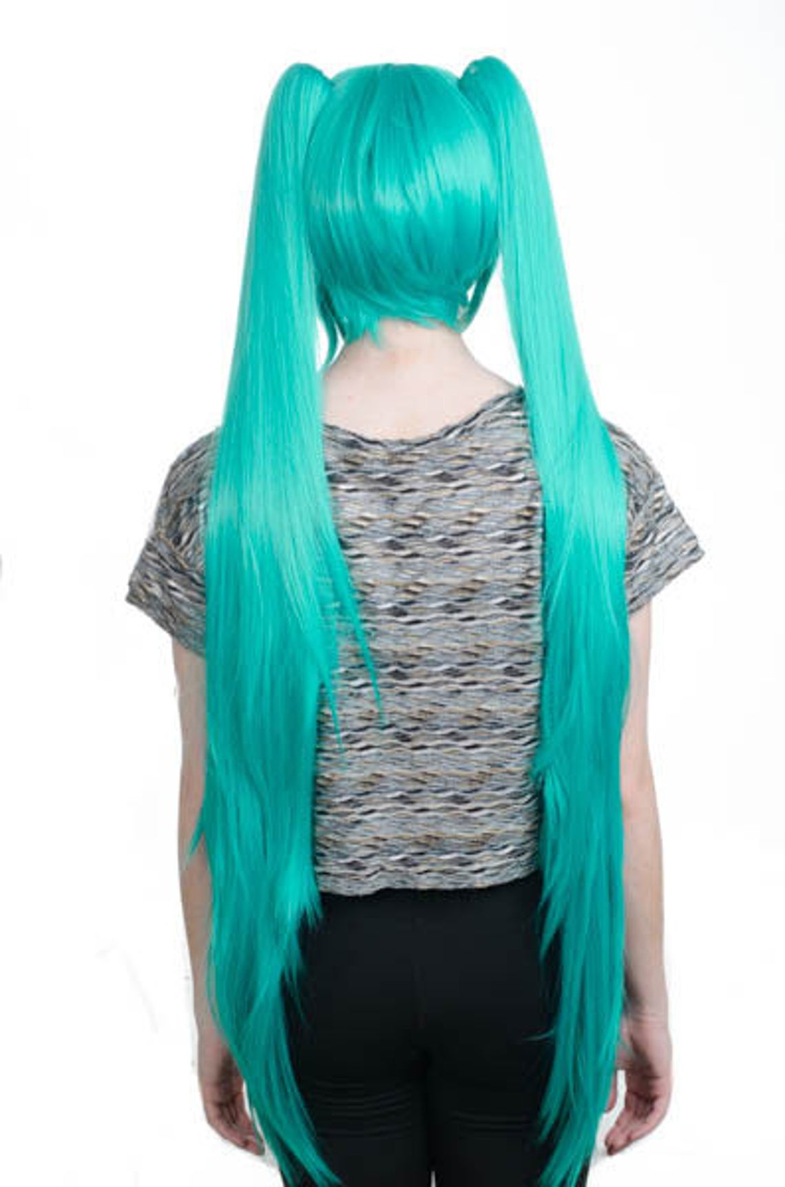 Versatile 40'' Long Wavy Removable Pig Tails | Etsy