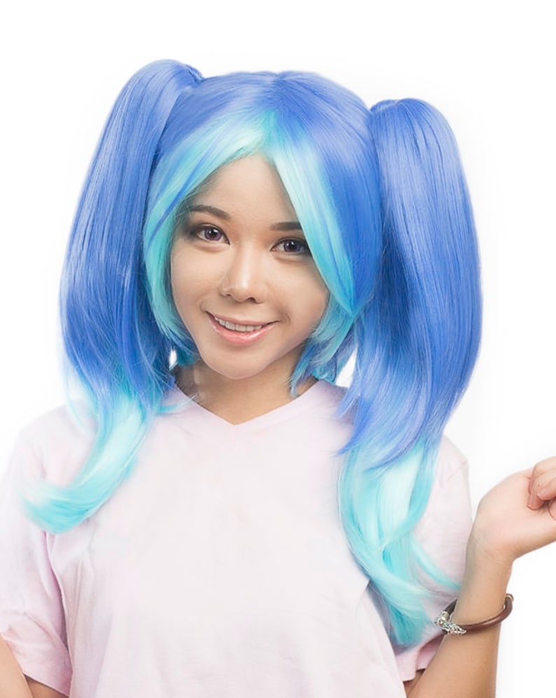 16 Straight Pig Tails 13'' Layered Base - Etsy