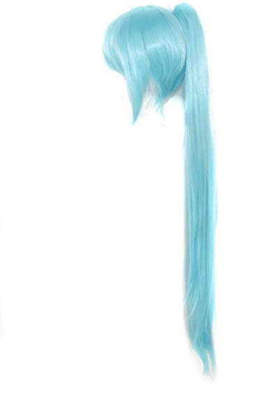 Long 40" Wavy Pony Tail + 11'' Bob Cut Base Cosplay Wig Set - Yoko - Etsy