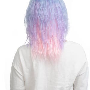 Crimped 14" Shoulder Length Choppy Cosplay Wig W/ Short Bangs - Etsy