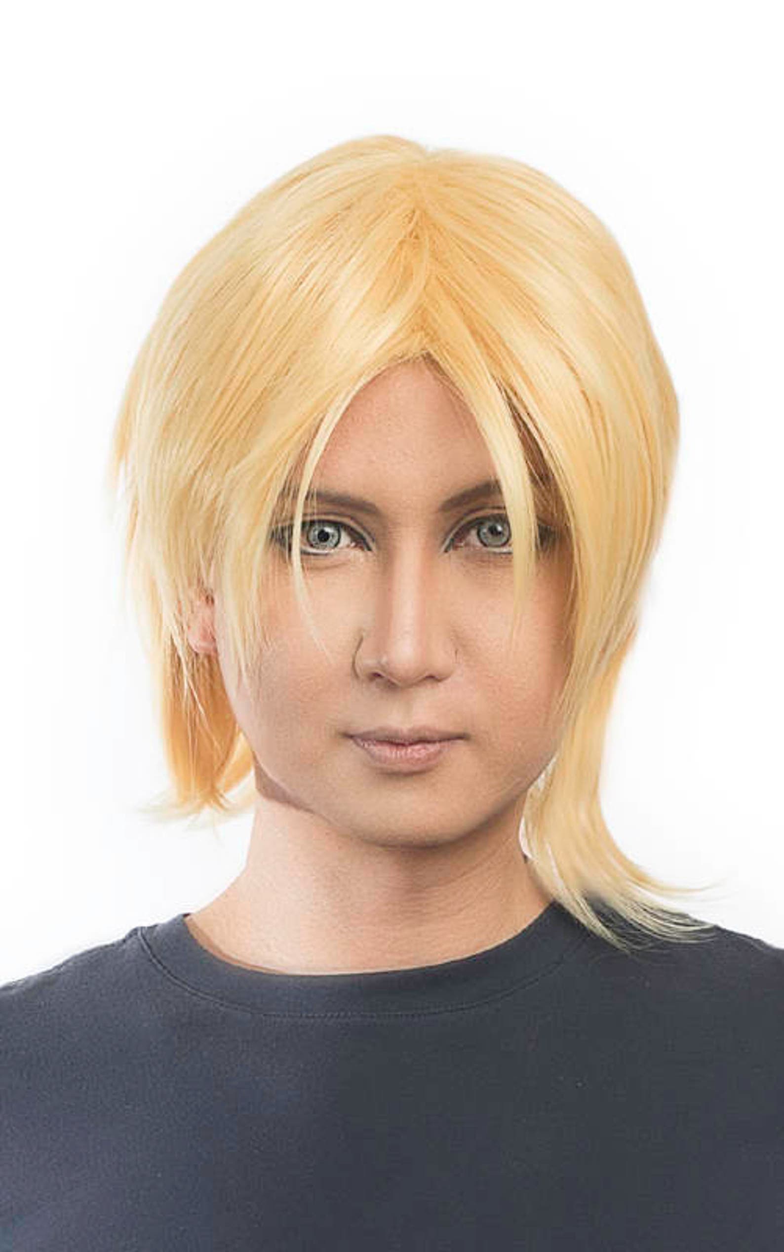 Visual Kei Shaggy Short Cut With Long Bangs Cosplay Wig - Touya - Etsy