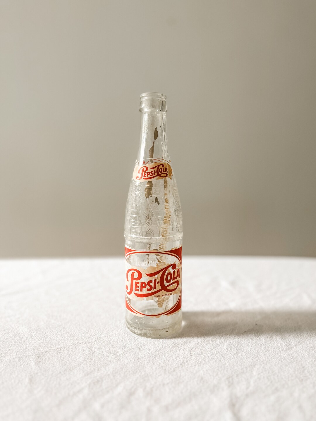 Antique Pepsi Cola Bottle - Etsy