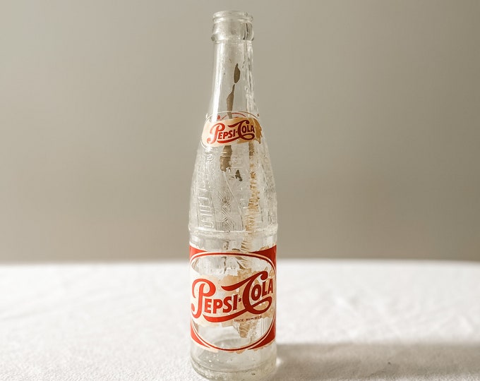 Antique Pepsi Cola Bottle - Etsy