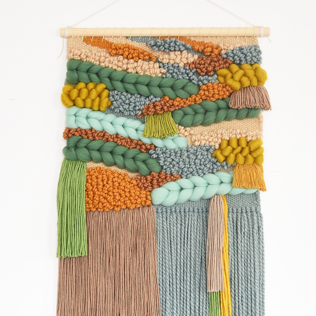 LARGE, Woven Wall Hanging, Boho Home Decor in Naturals Colors, Bohemian ...