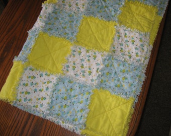 Elephant Baby Rag Quilt - Etsy