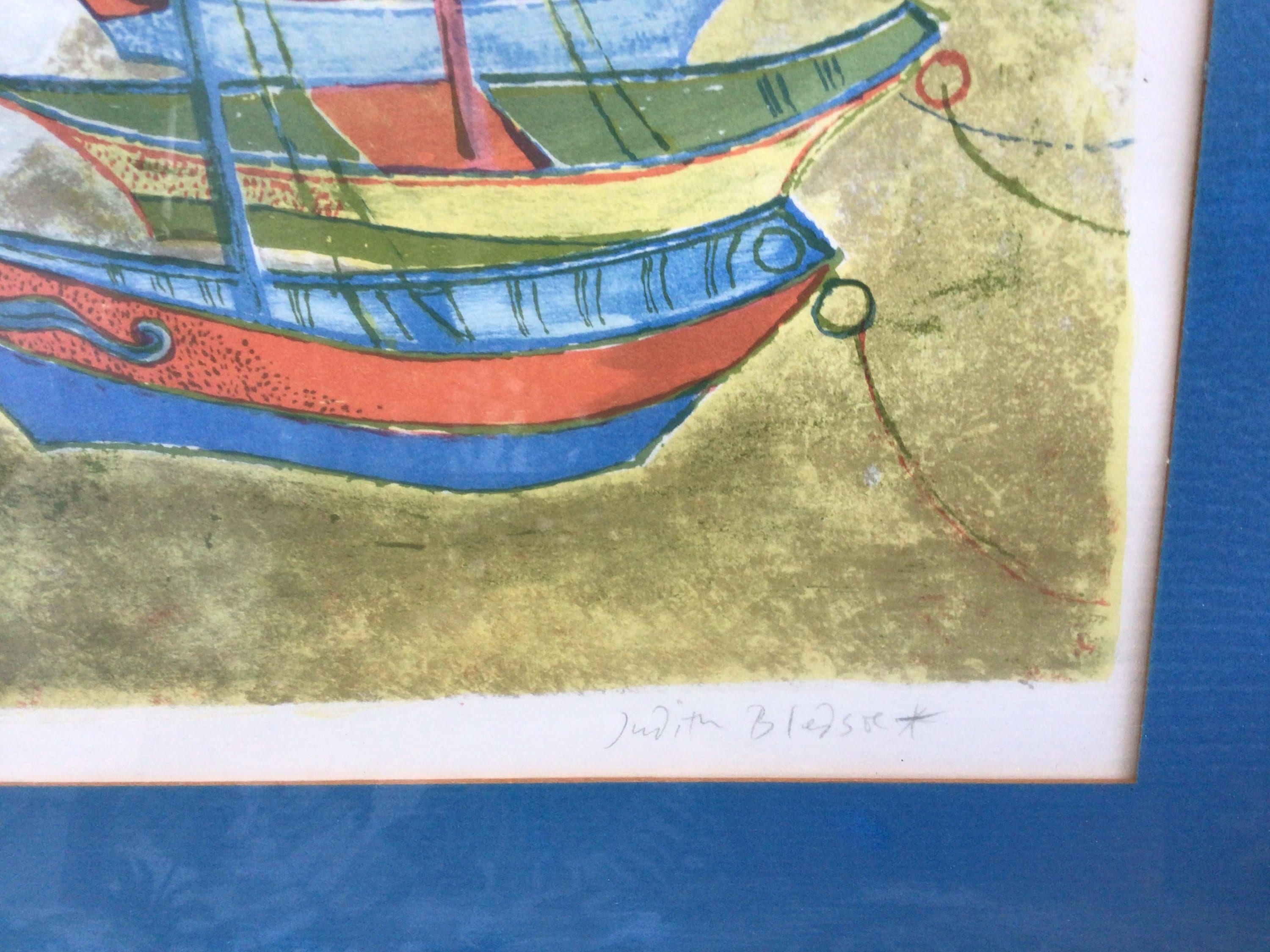 Painting Judith Bledsoe 38/275 Signed Limited Edition Lithograph Sail ...