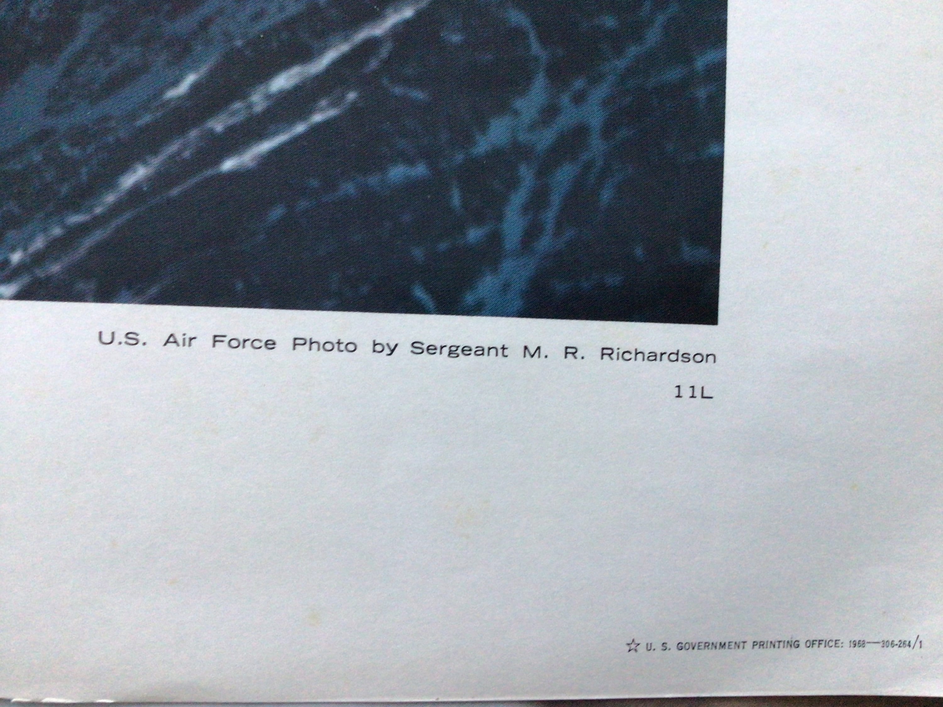 Lithograph Vintage Poster 1968 by US Air Force 11 L Aircraft F-111 and ...