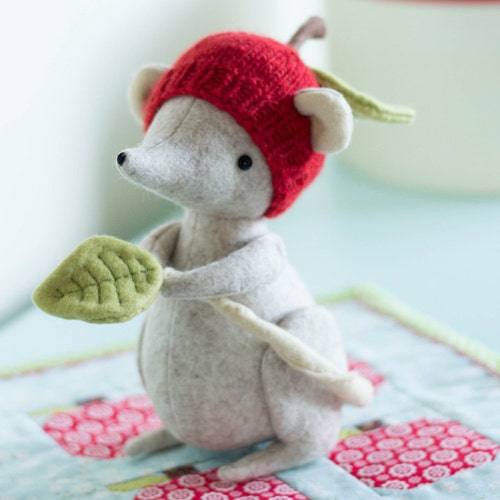 PDF Pattern 'apple Strudel' Felt Shrew Softie With - Etsy UK