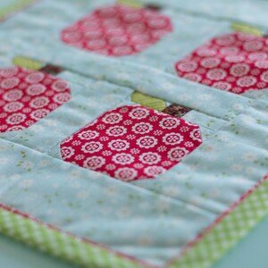 PDF Pattern - 'apple Strudel' - Felt Shrew Softie With Apple Mini Quilt ...