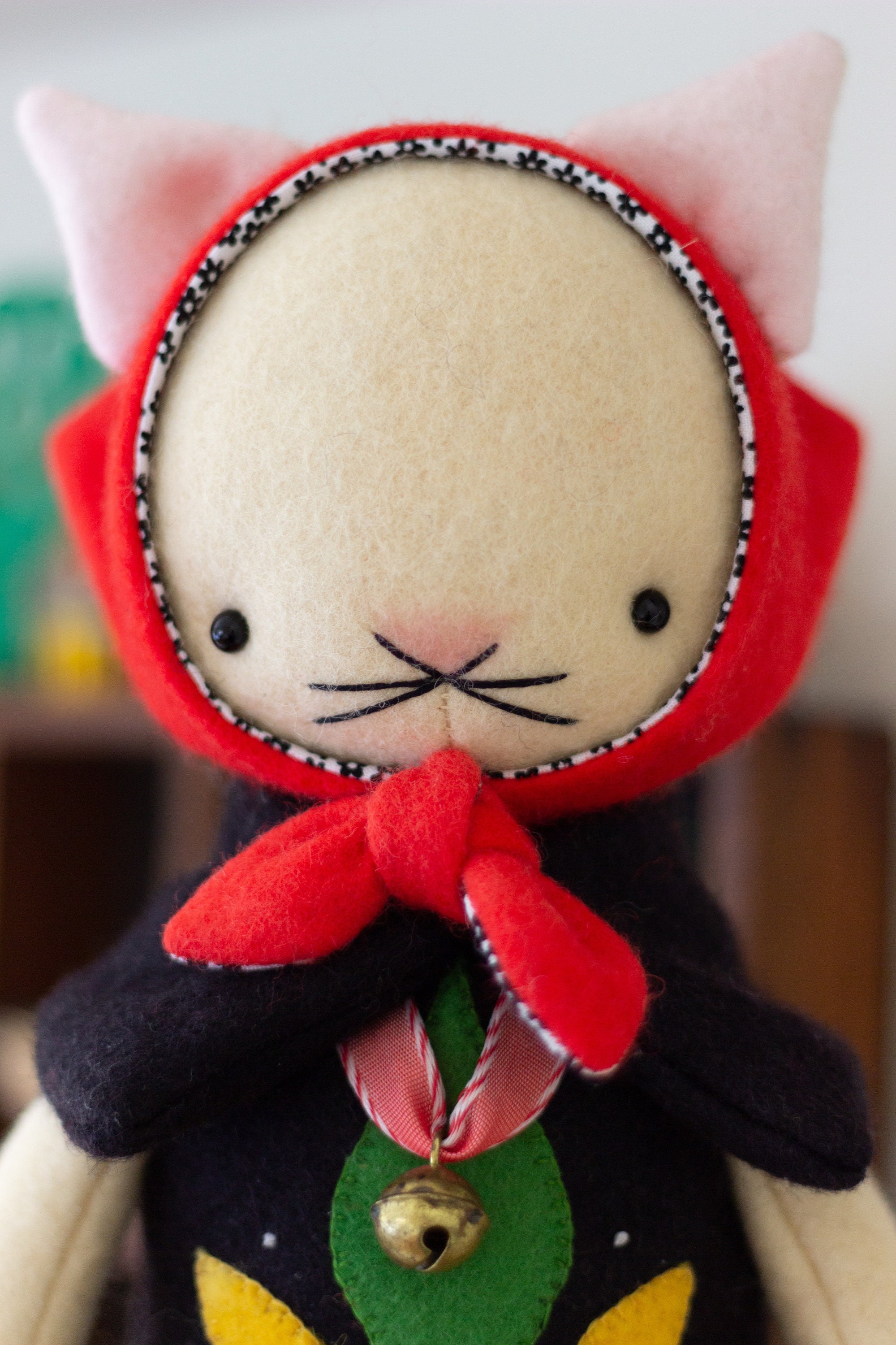 PDF Pattern 'mishka' 100% Wool Felt Babushka Style - Etsy