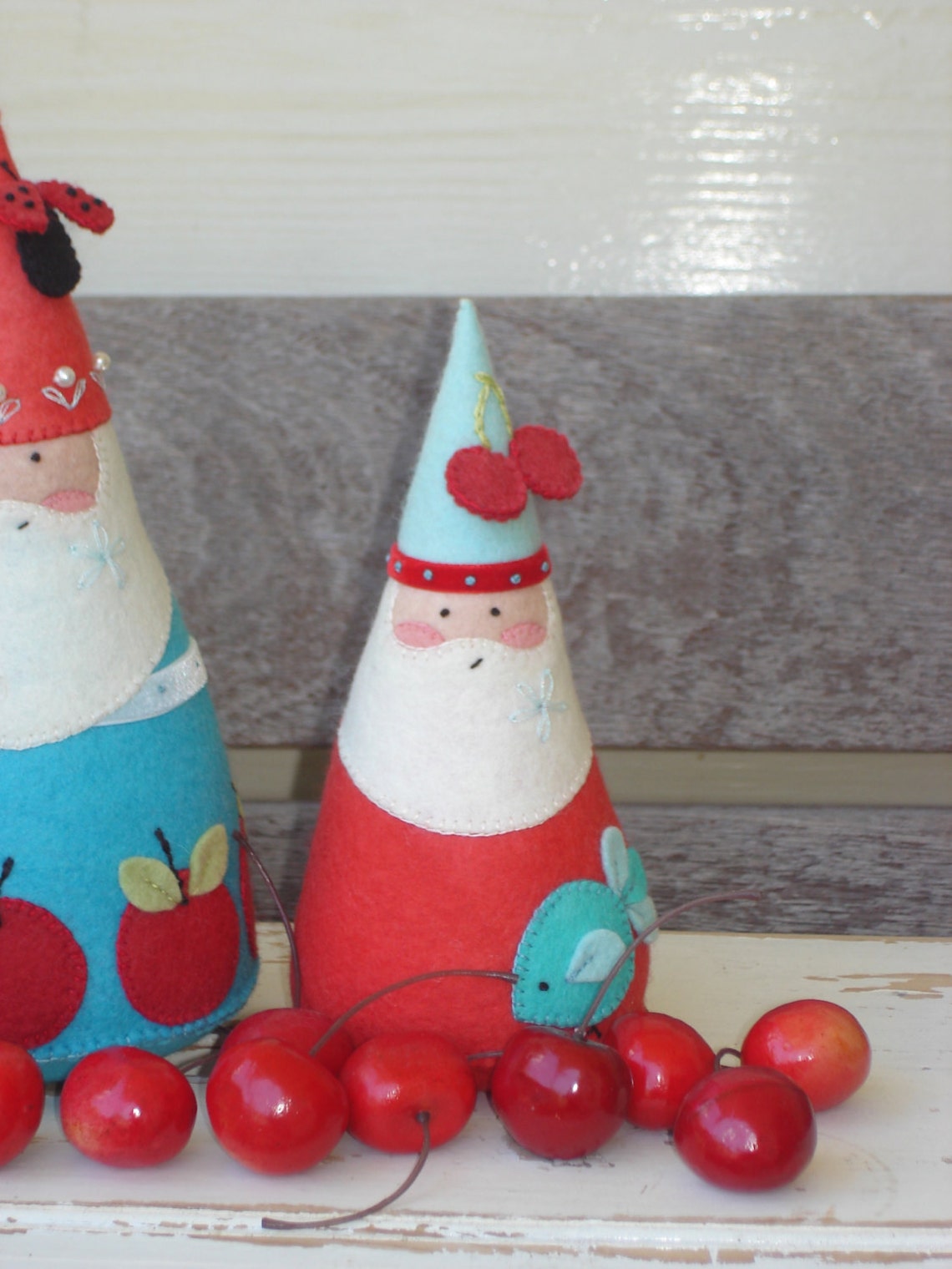 PDF Pattern 'Jumbleberry Santas' Felt Father | Etsy