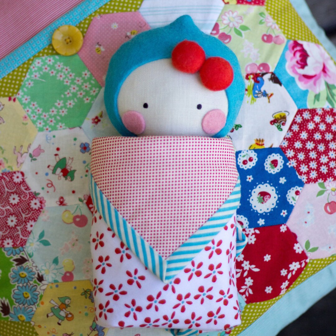 PDF Pattern - 'baby Mine' - Small Baby Doll Softie With Mini Wrap ...