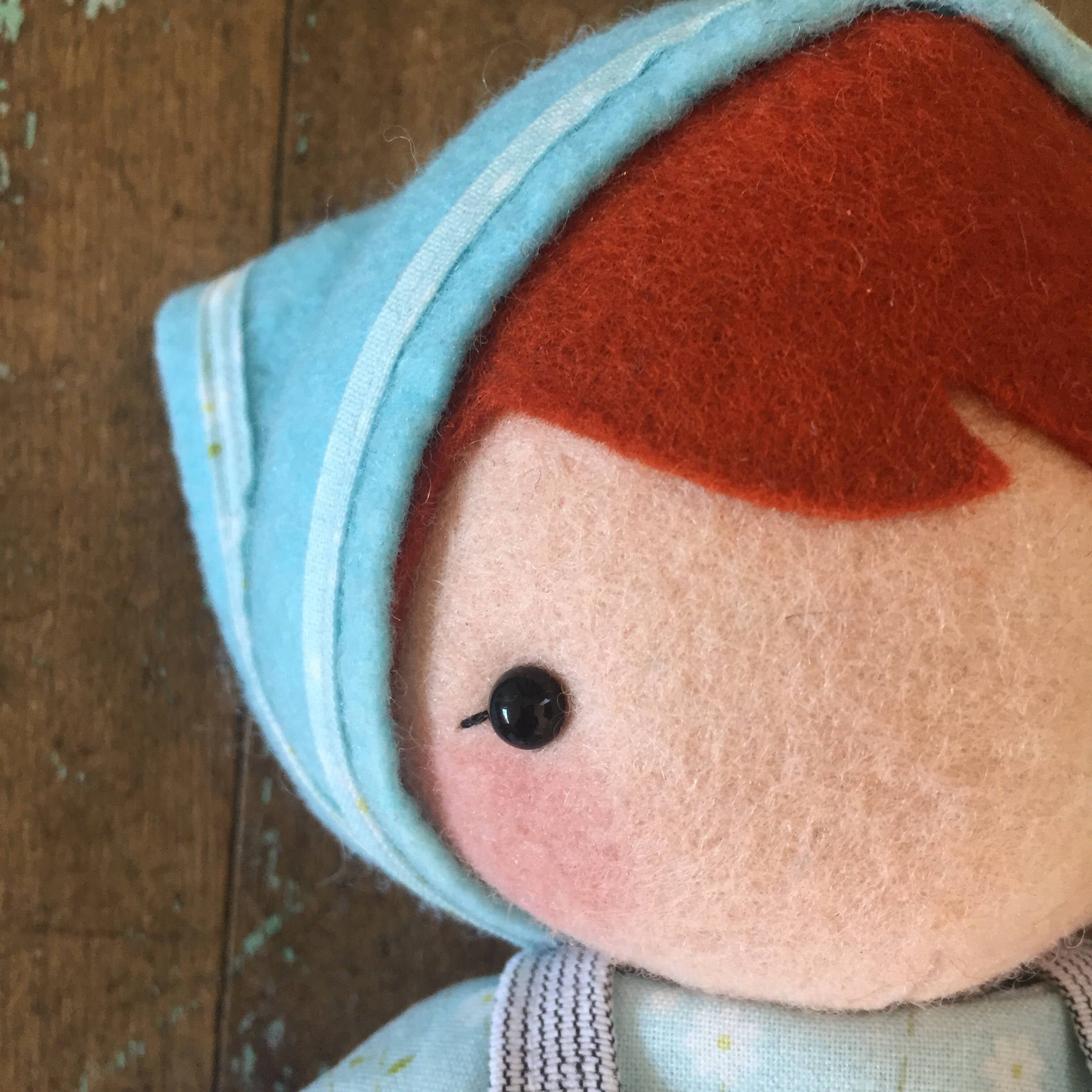 PDF Pattern 'Olga and Crumpet' Felt Doll softie | Etsy