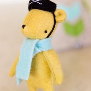 PDF Pattern - 'teepee Ted' - Felt Bear Softie, Felt Teepee, Chief ...