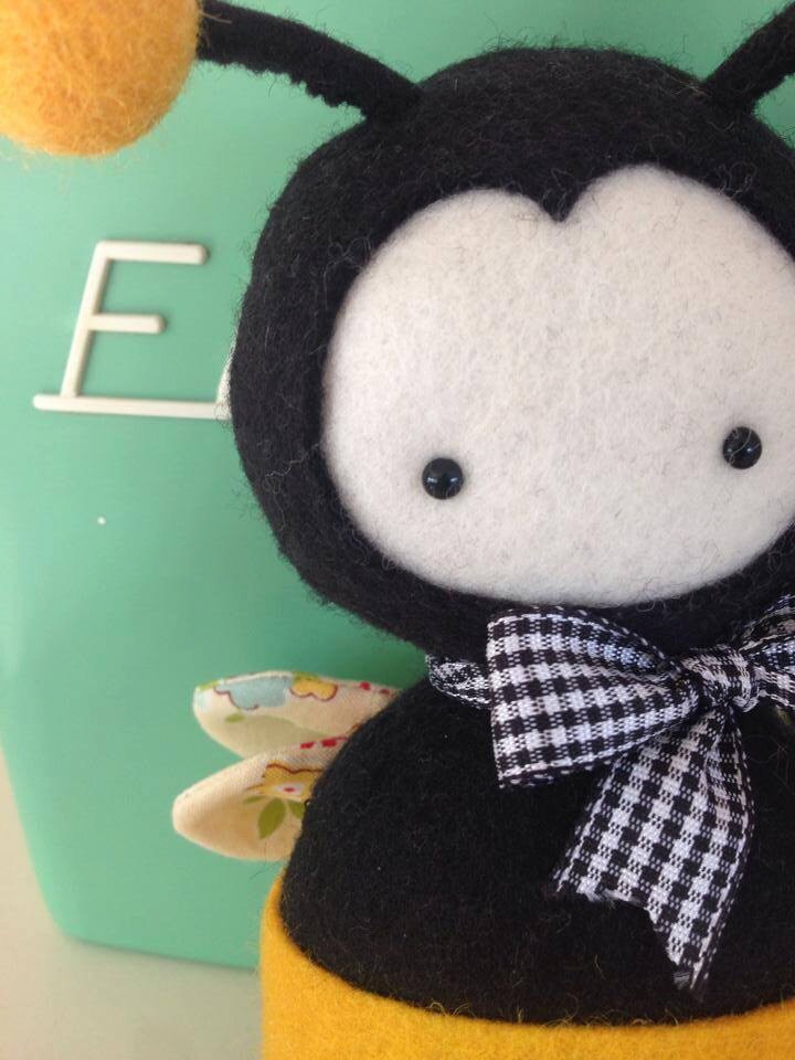 PDF Pattern 'purl' Felt Bumble Bee Softie | Etsy