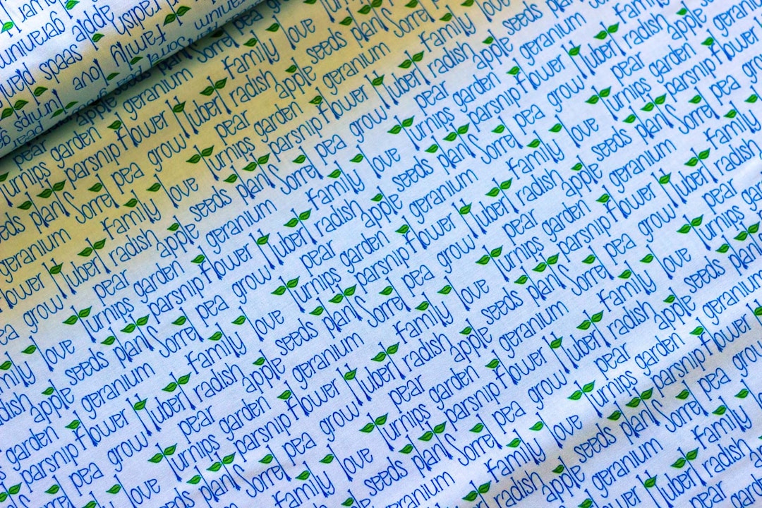 Riley Blake Fabric Hubert and Sorrel Words of Love Aqua - Etsy