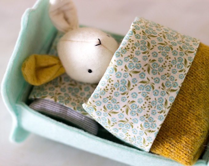 PDF Pattern 'rest Little Rabbit' Felt Rabbit - Etsy