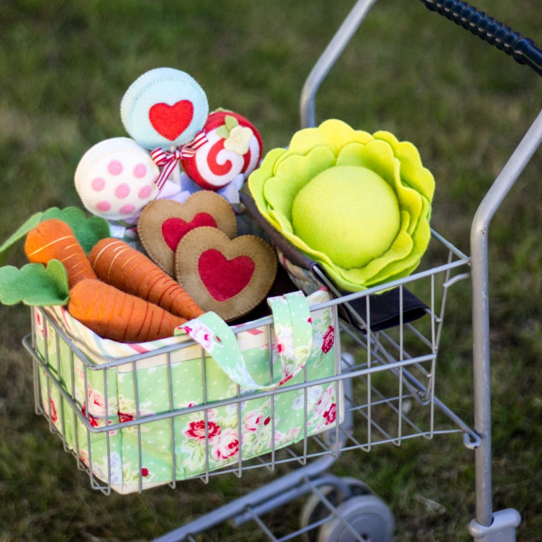 PDF Pattern - 'to Market to Market' - Felt Vegetables and Groceries ...