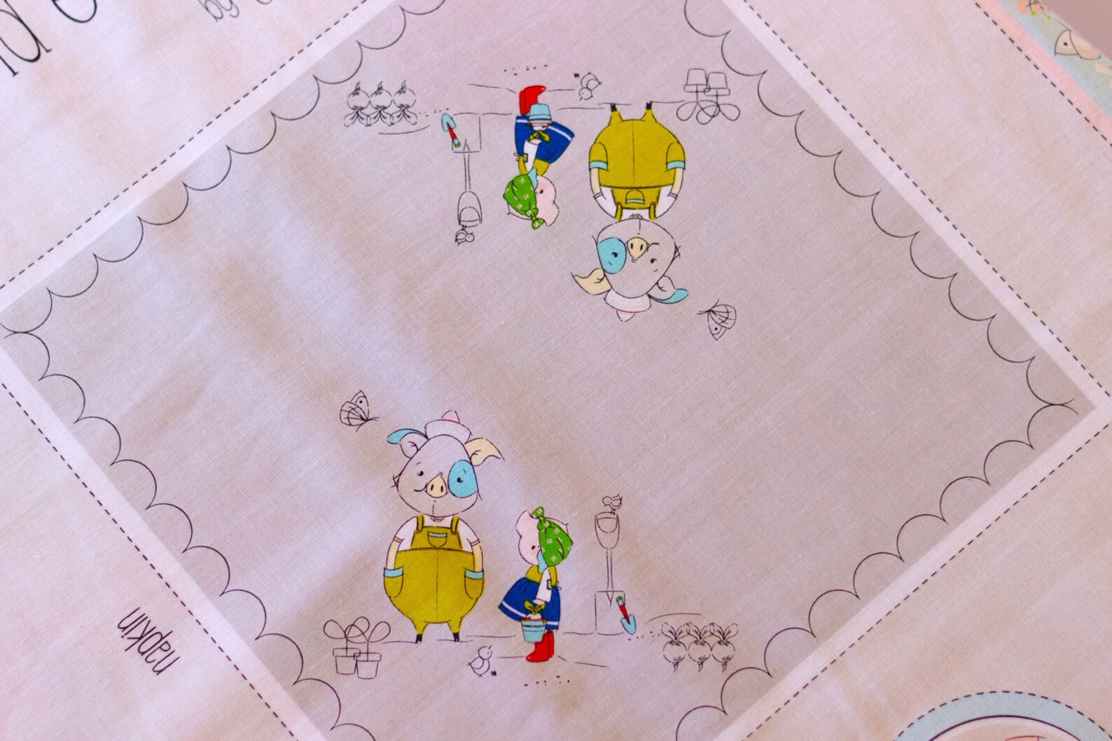 Riley Blake Fabric - Hubert and Sorrel Panel - Simone Gooding - 60cm X ...