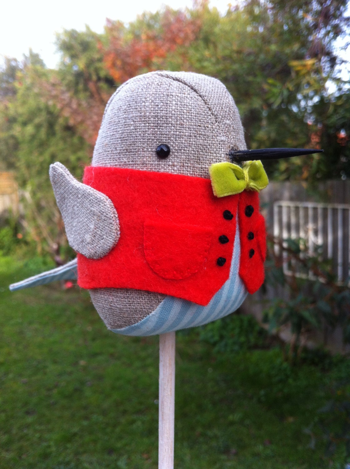 PDF Pattern 'little Robin Red Vest' Linen Robin - Etsy