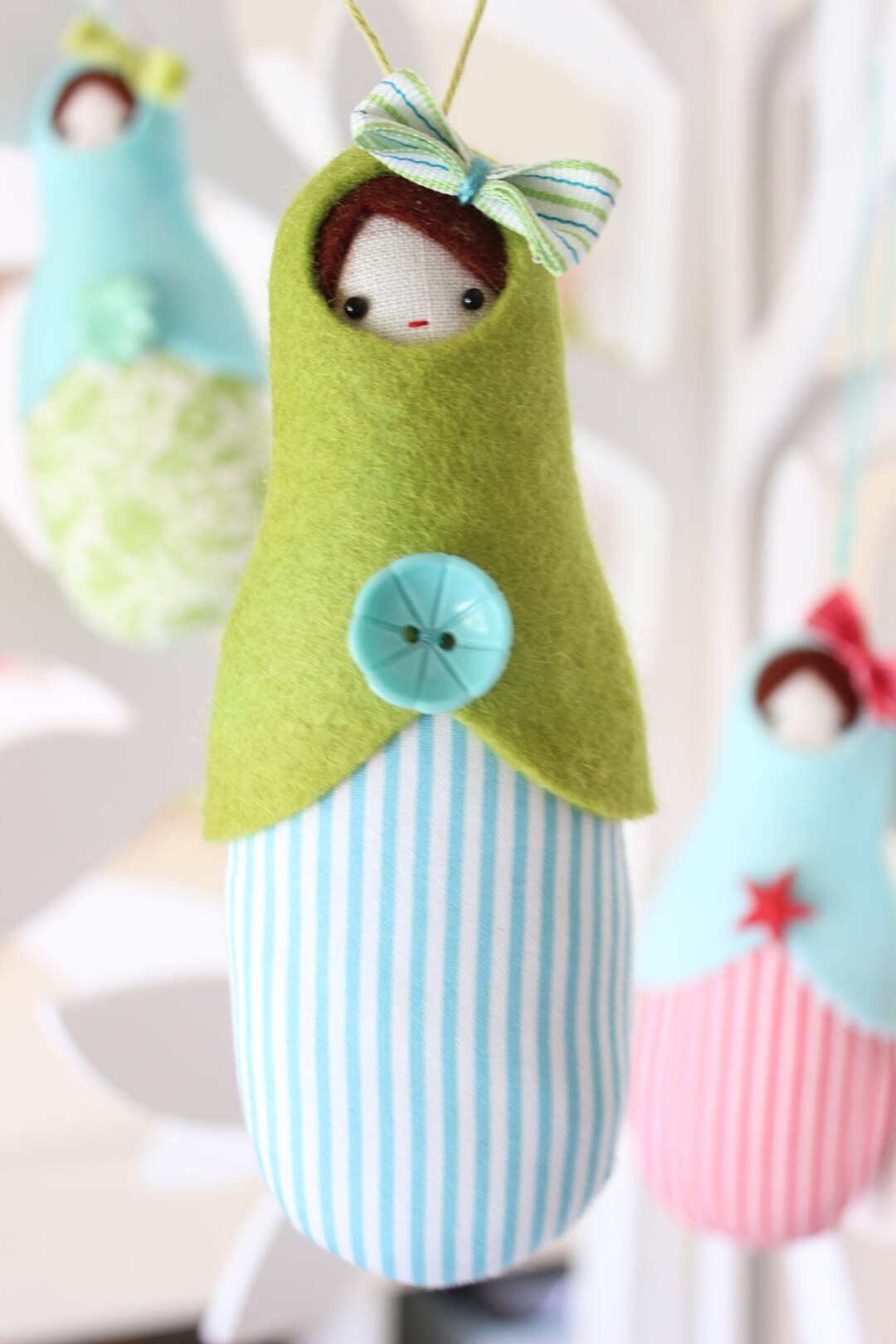 PDF Pattern - 'babushka Tree' - Felt, Linen and Fabric Babushka Style ...