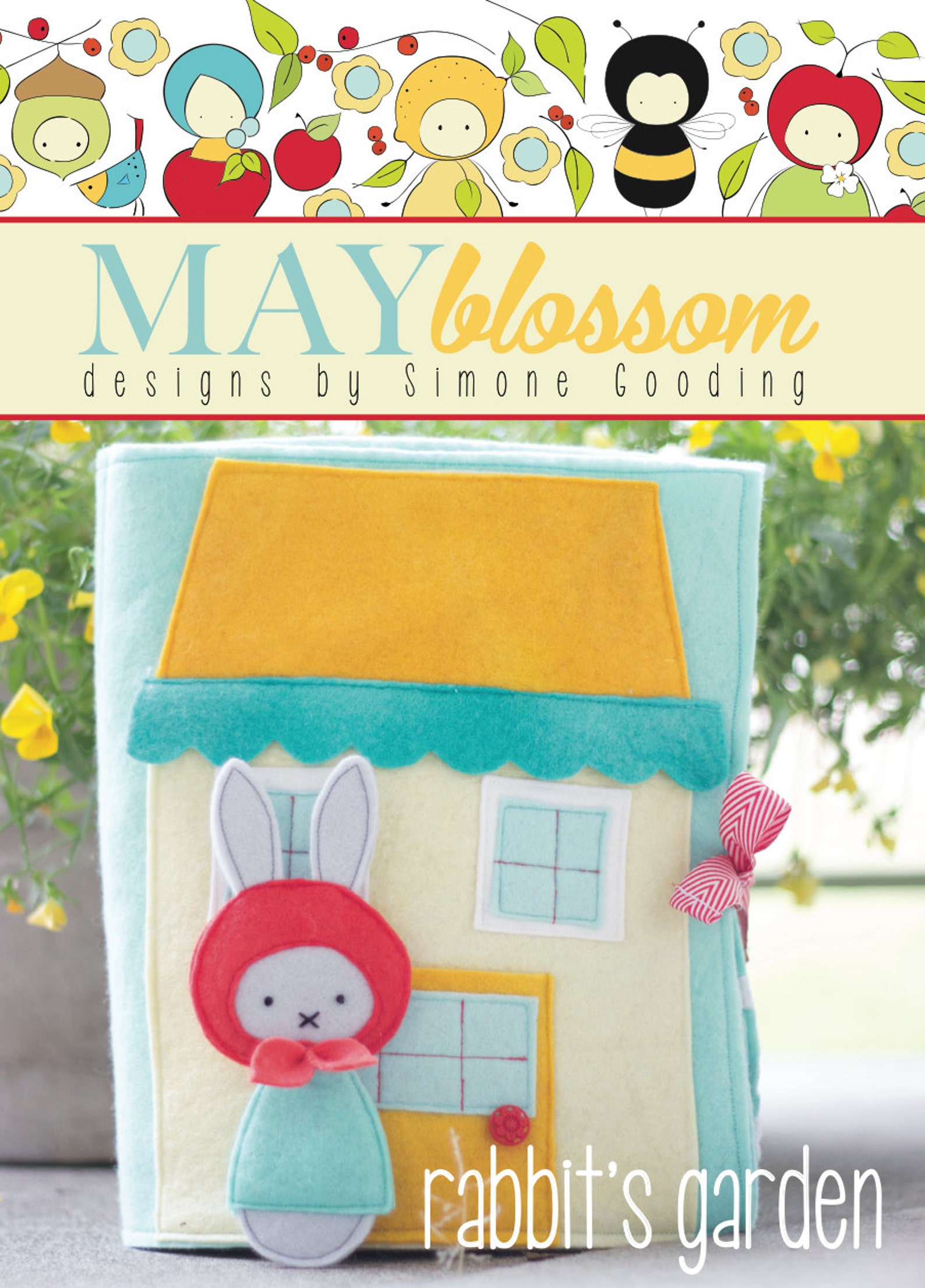 PDF Pattern 'Rabbit's Garden' Felt Book / | Etsy