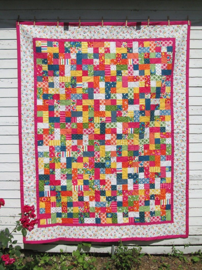 A Little Bit Twisted - Digital Quilt Pattern - Etsy