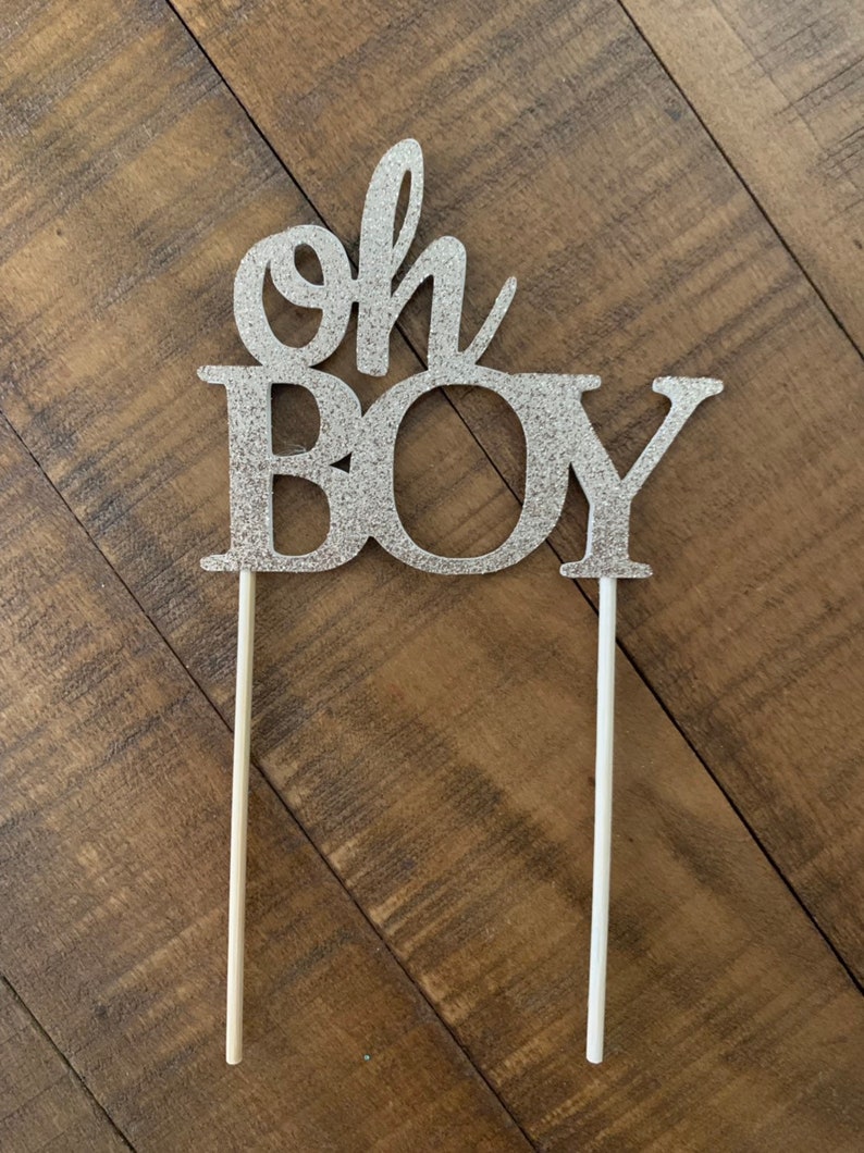 Oh Boy Cake Topper / Oh Boy / Oh Boy Baby Shower / Oh Boy Cake | Etsy