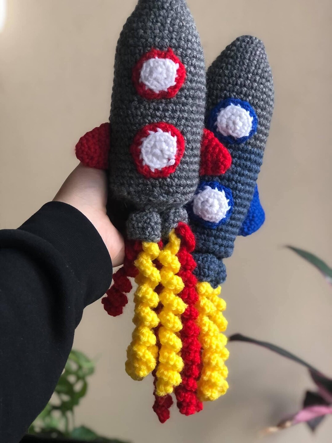 Crochet Rocket Ship Amigurimi Kids Toy - Etsy