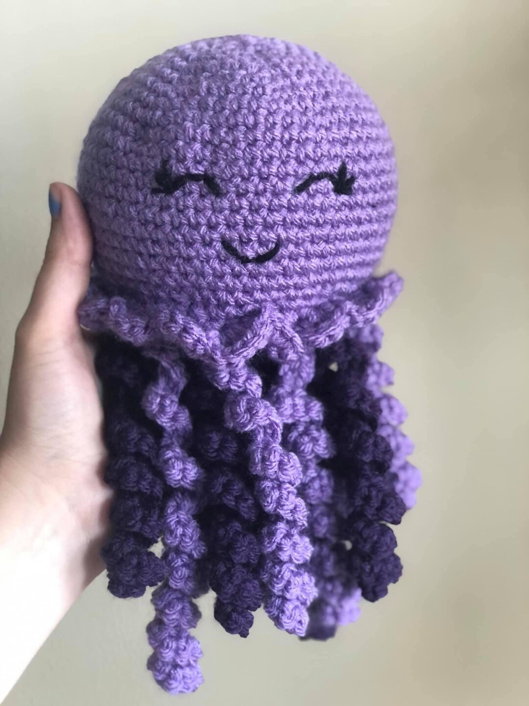 CUSTOM Crochet Nicu Octopus/jellyfish Amigurimi Toy - Etsy
