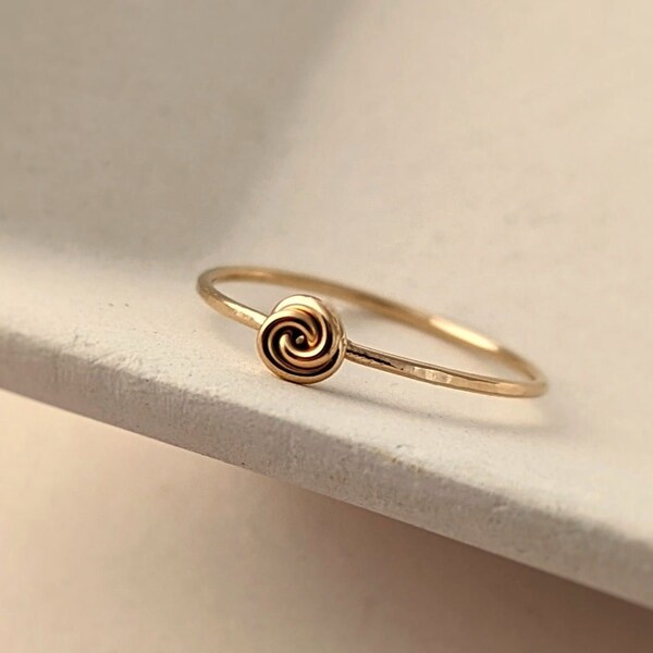 Simple Flower Ring - Etsy