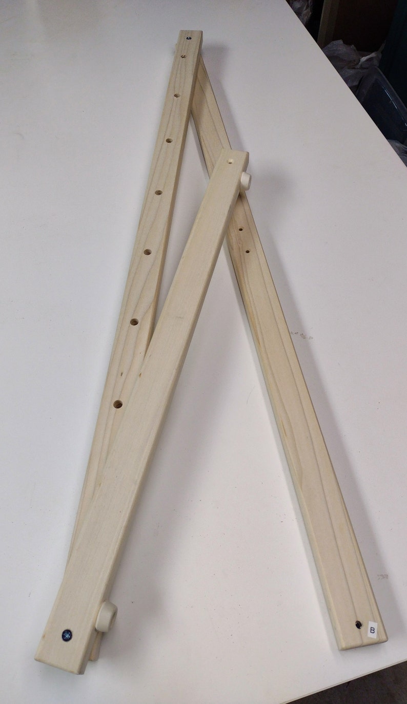 24 Spool Solid Wood Warp Rack Made by Ability Weavers | Etsy