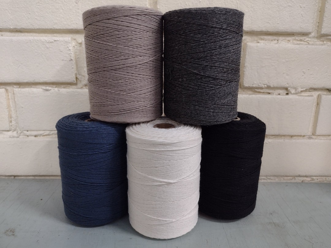 8/4 POLY COTTON Rug Warp, 12 Color Options! - Etsy