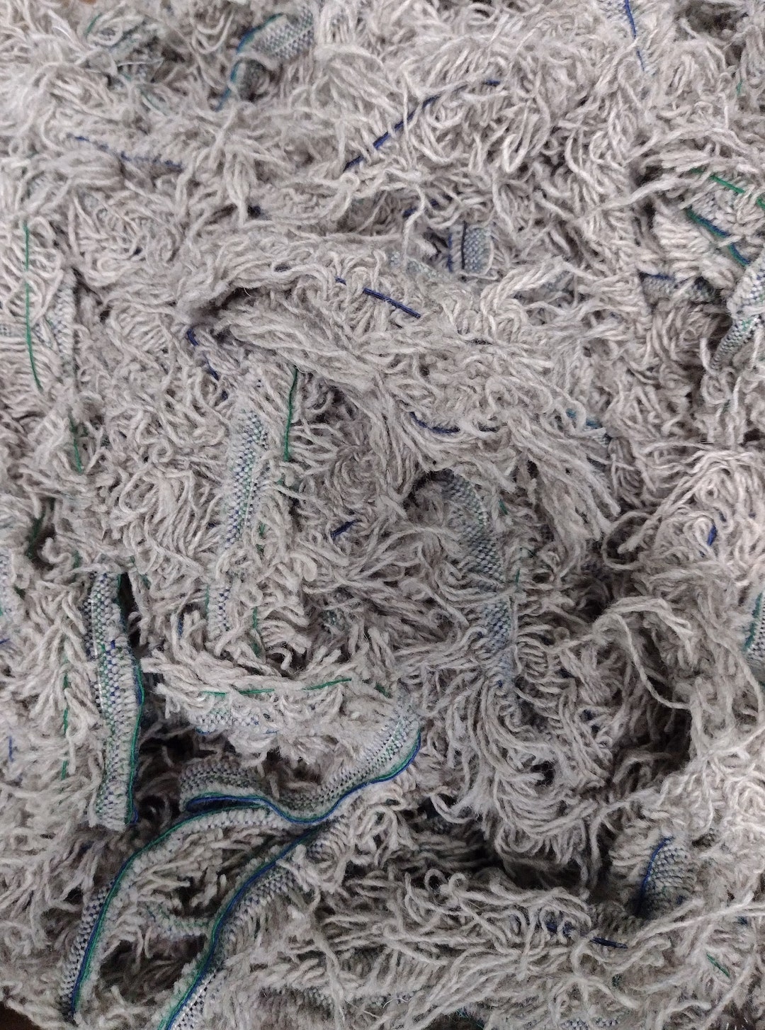 NEW Wool Selvedge for Rug Weaving: 10 Pounds, Natural Tan With Green ...