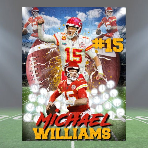 Poster Background Template Football - Etsy