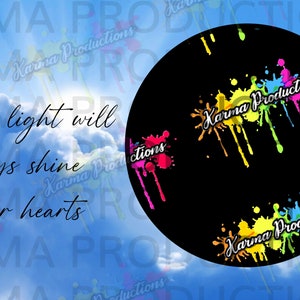 DIY Funeral Memorial Circle Picture Frame Clouds in - Etsy