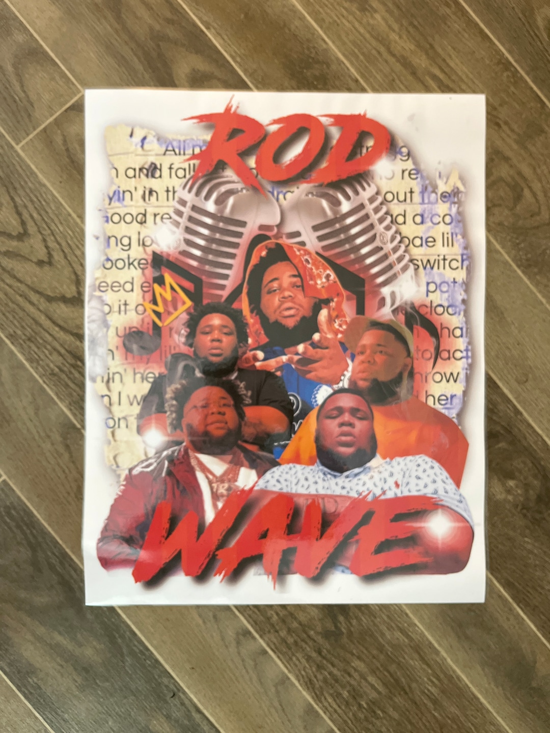 Rod Wave Retro Vintage Hip Hop Poster Rod Wave - Etsy