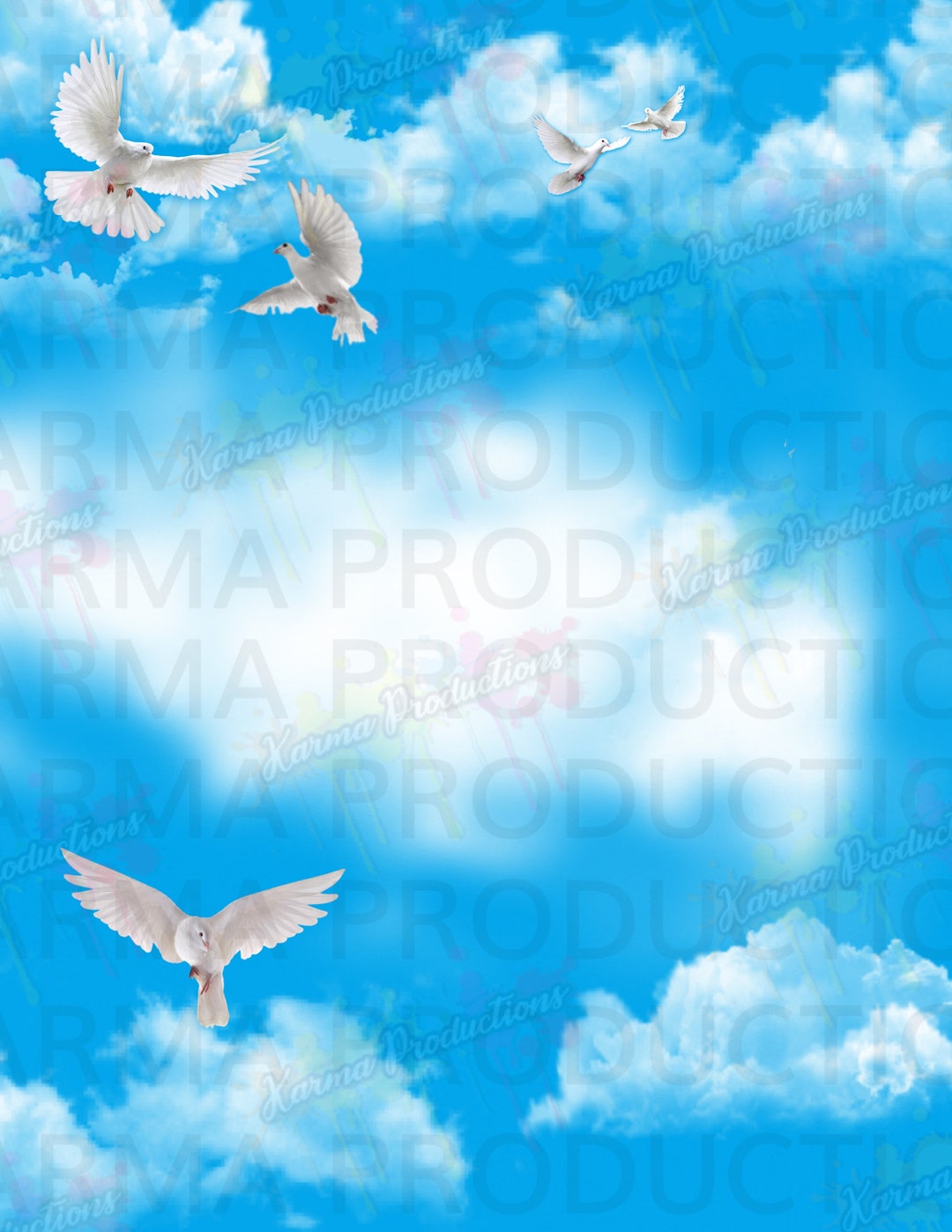 DIY Blue Forever in Our Hearts Rest in Peace in Loving Memory Funeral ...