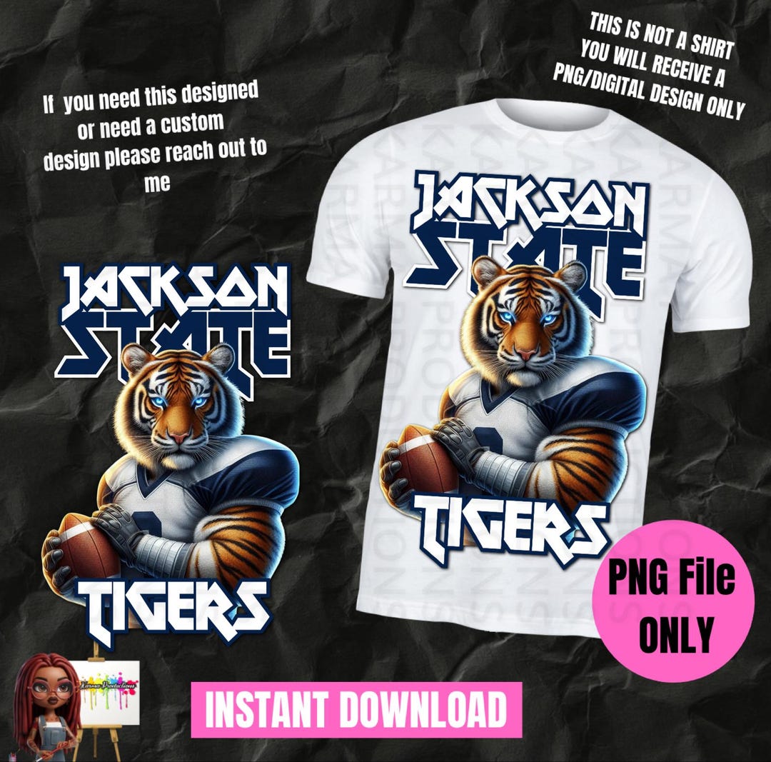 Jackson State Tigers PNG: JSU Digital Design (digital Download) - Etsy