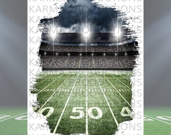 Basketball Gameday Stadium Sports Poster Photoshop Canva Overlay ...