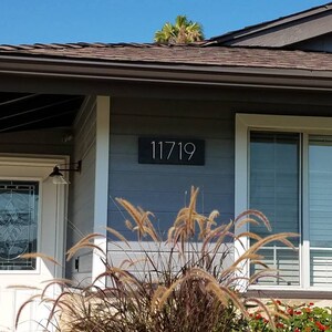 House Number Plaque, House Numbers, Address Sign, Address Plaque, Metal ...