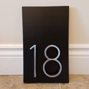 House Number Plaque, House Numbers, Address Sign, Address Plaque, Metal ...