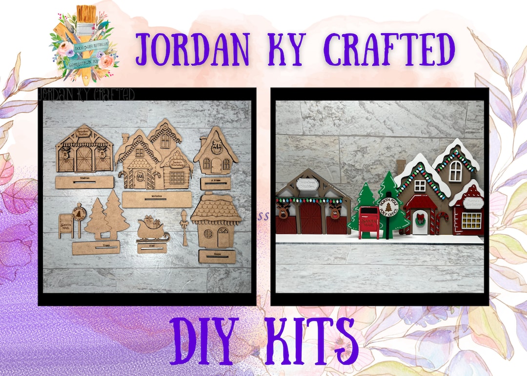 Santa's North Pole Craft Display, DIY Santa Workshop, DIY Christmas ...