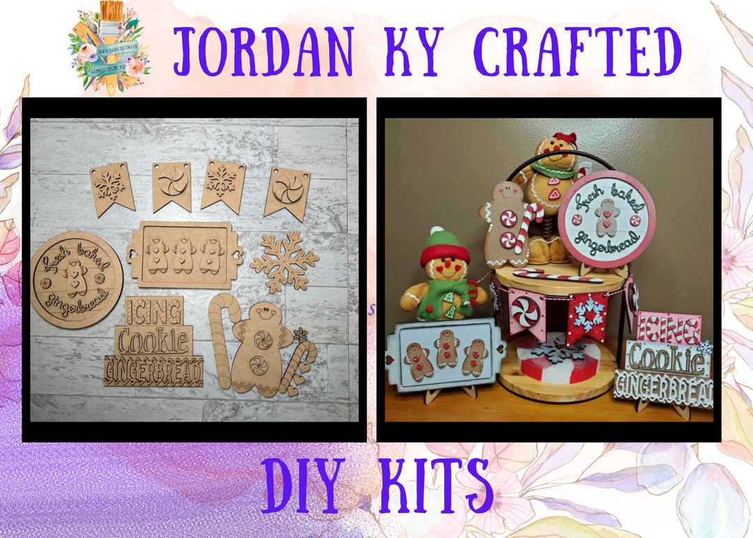 Cookie Crew DIY Display, Fresh Baked Gingerbread Tier Tray, Cookie Tier ...