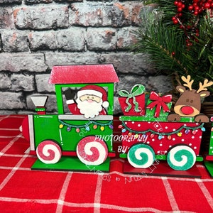 Santa Train DIY Kit, Holiday Train, Christmas Train, Santa Christmas ...