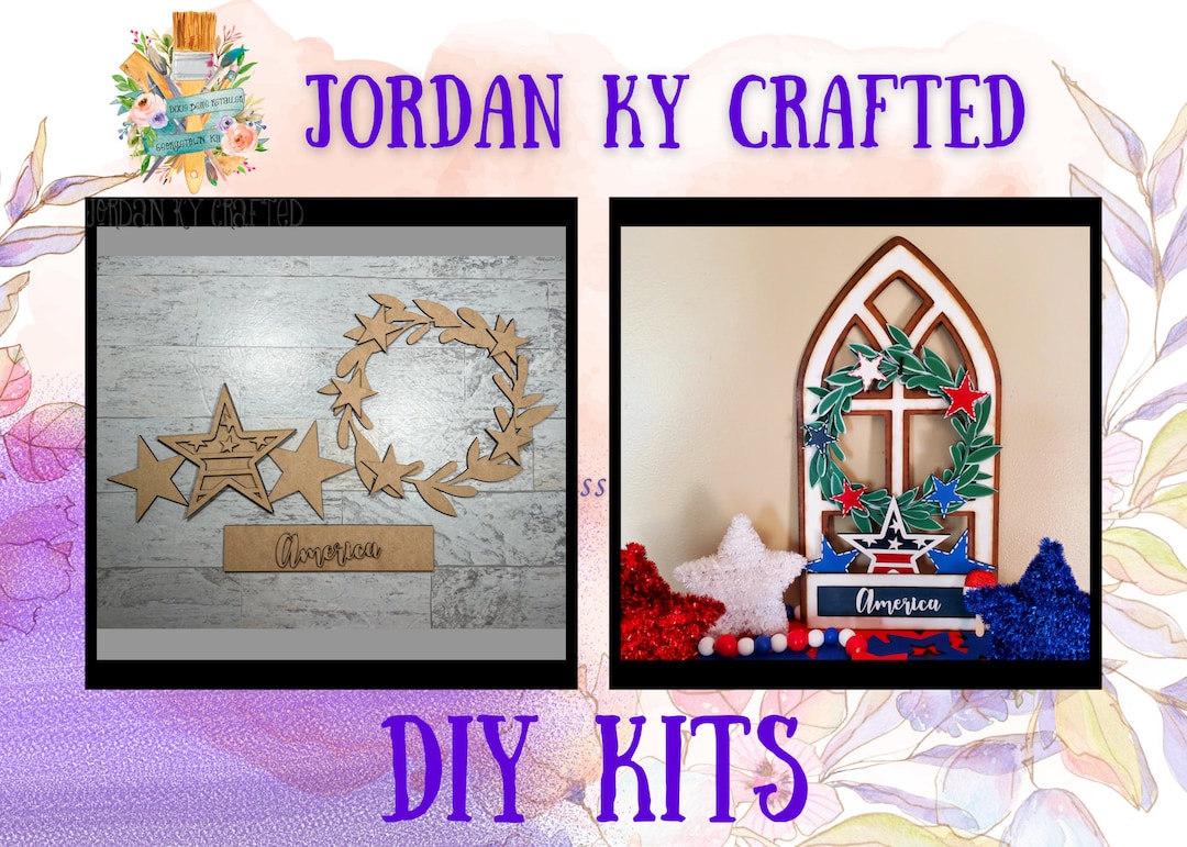 America Insert, July 4th Insert, Vintage Window, Interchangeable Window ...