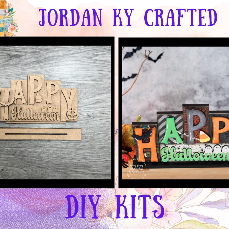 Halloween Word Block - Etsy