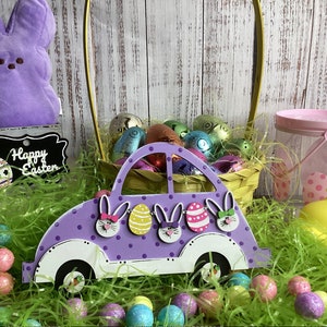 Easter Love Bug, Bunny Add-on, Interchangeable Car, Easter Car, Slug ...