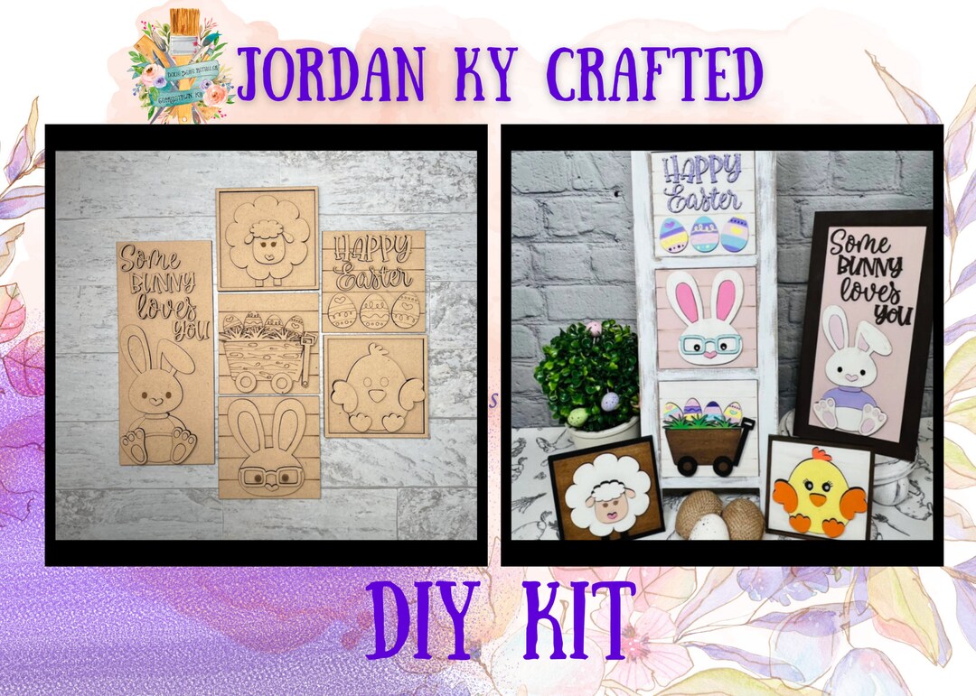 Some Bunny Loves You Ladder Inserts, Easter Bunny Interchangeables ...