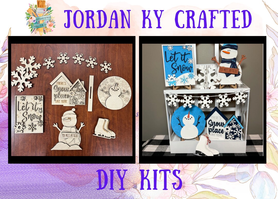 Let It Snow(man) Tier Tray, There's Snow Place Like Home, Snowman Tier ...